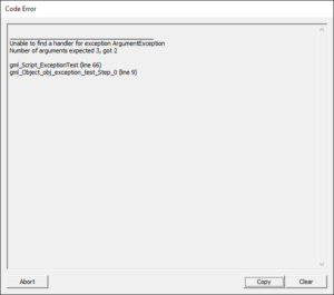 GitHub - KeeVeeGames/Exception.gml: Base class for the GameMaker Exceptions providing better ...